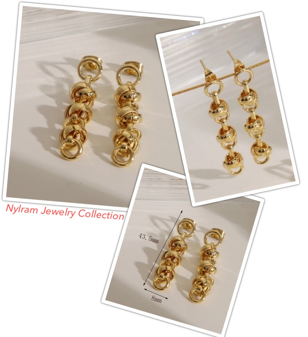 Ball earrings – Nylram Jewelry Collection