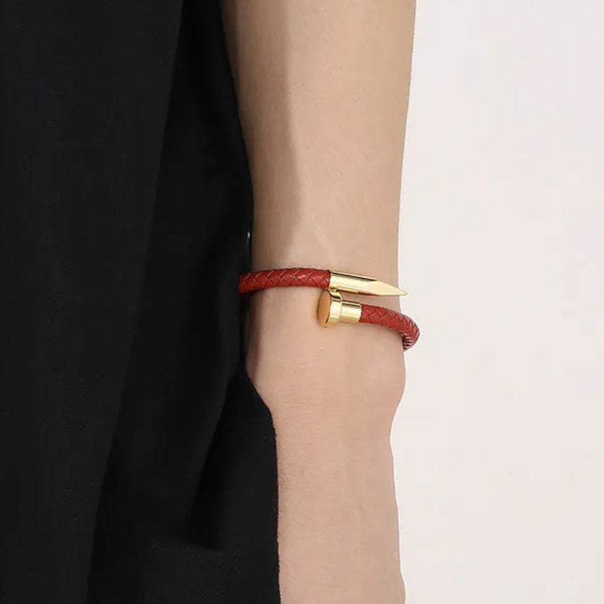 GD LUMINOUS RED BANGLE – Nylram Jewelry Collection