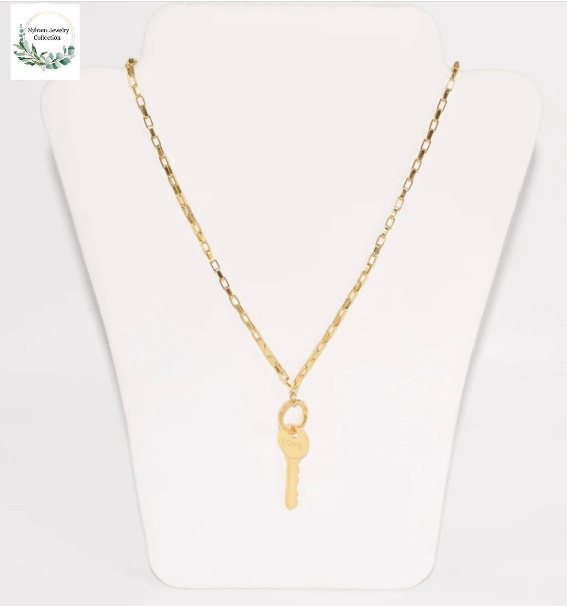 GD KEY NECKLACE – Nylram Jewelry Collection
