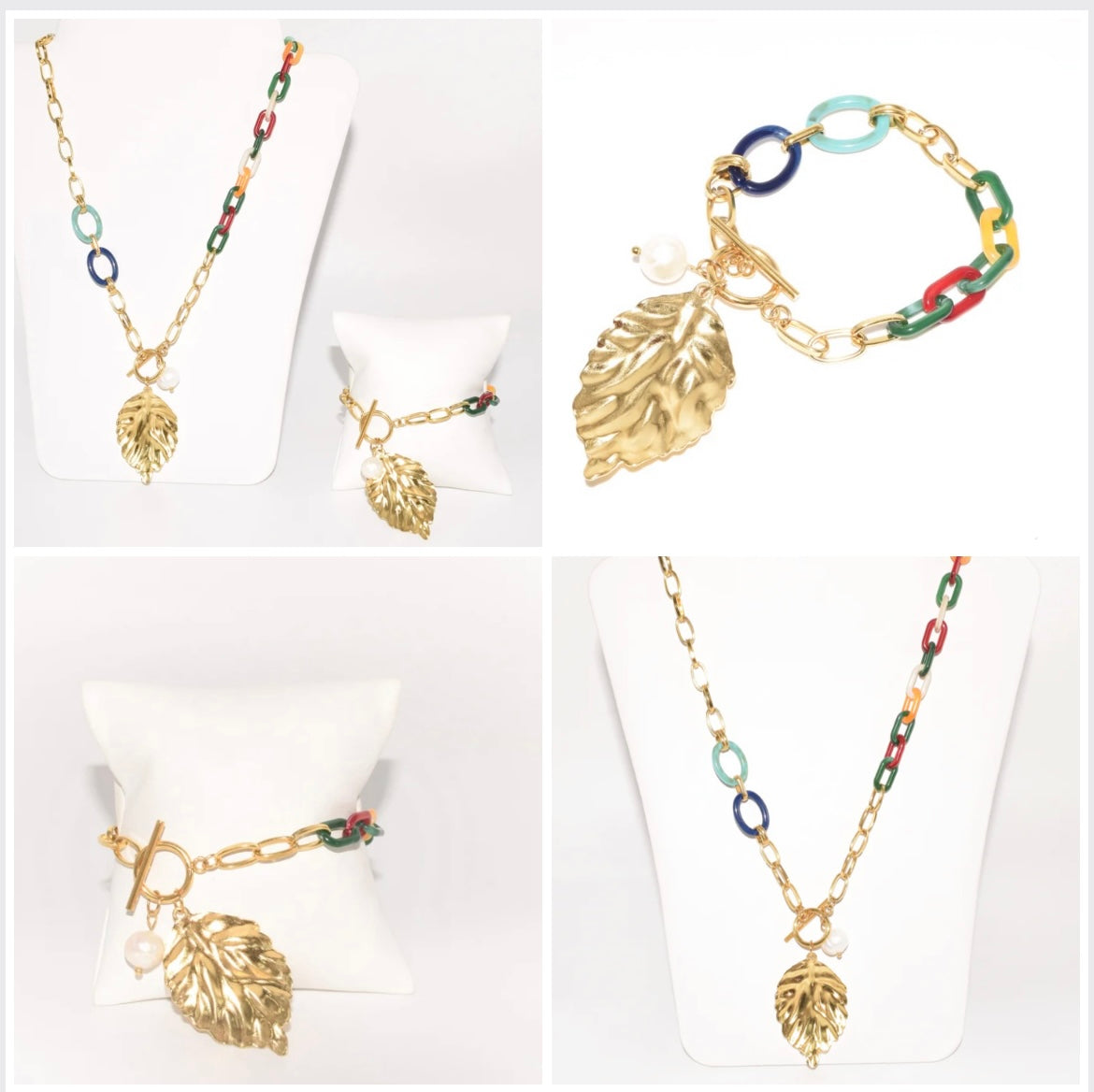 GD LEAF BRACELET – Nylram Jewelry Collection