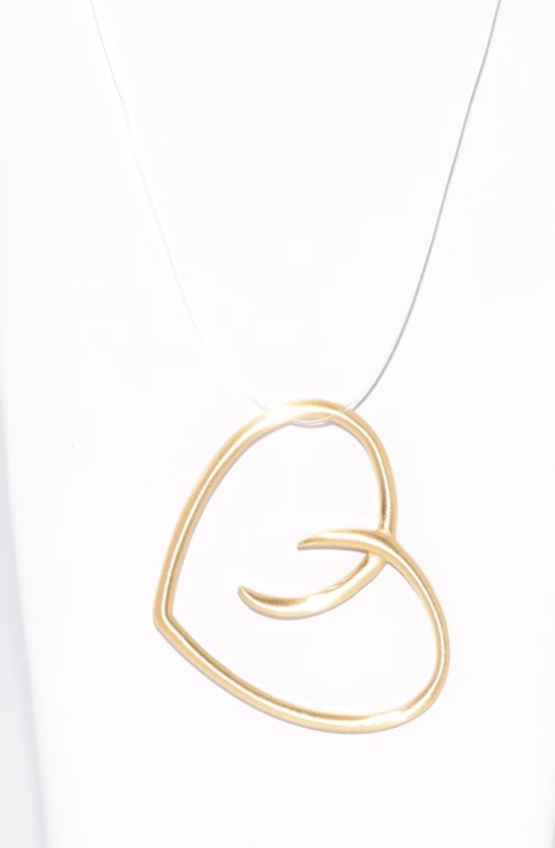 GD HEART PENDANT – Nylram Jewelry Collection